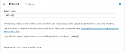 Return it – automate WordPress with a workflow plugin – jetFlow.io